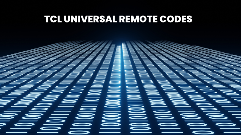3,4,5 Digit TCL Universal Remote Codes | How To Program?